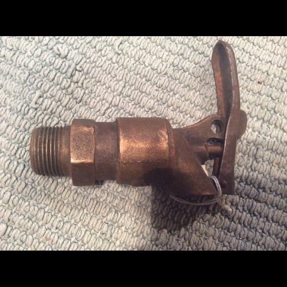 Other | Vintage Brass Push Valve | Poshmark